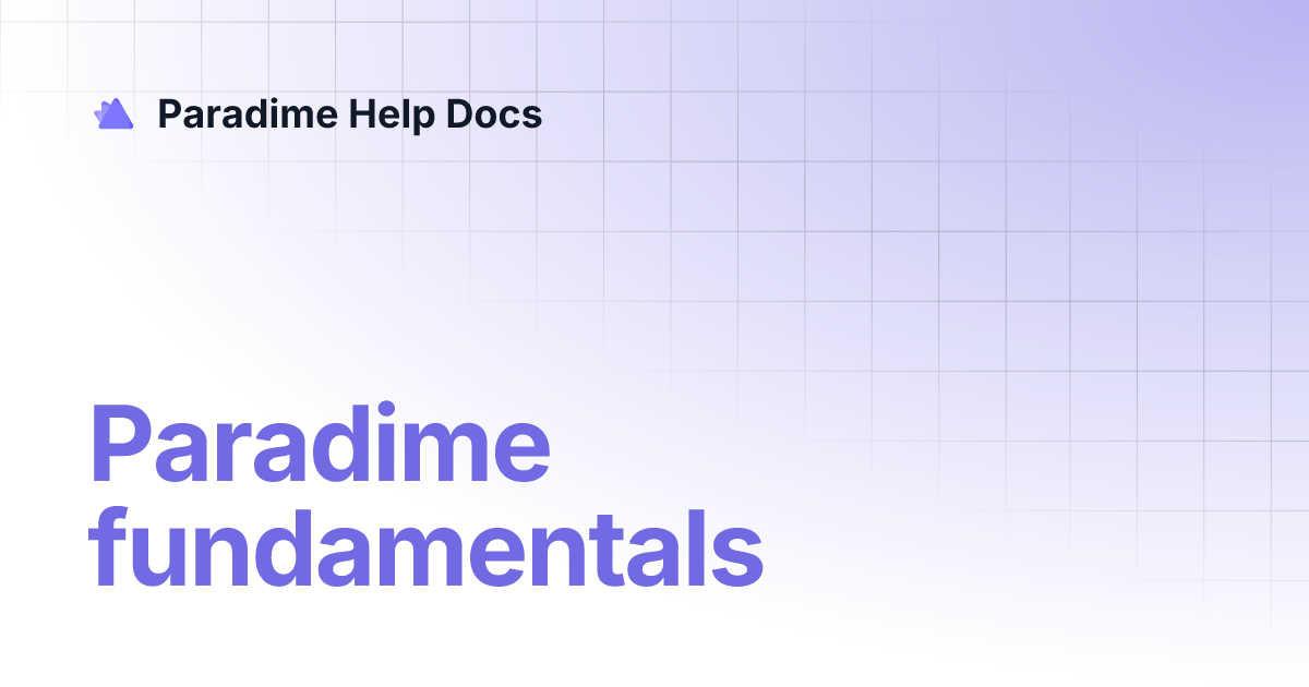 Paradime fundamentals | Paradime Help Docs